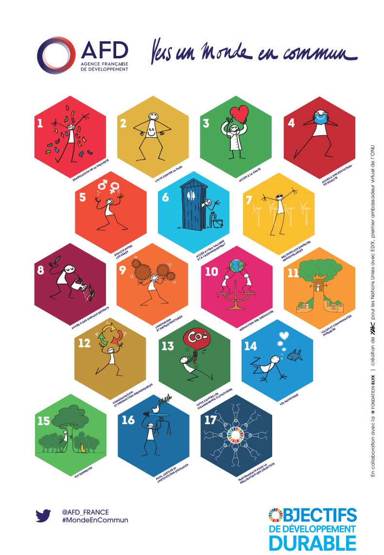 Les 17 Objectifs du développement durable (ODD)
