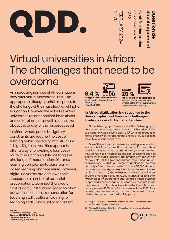 Virtual universities in Africa: The challenges that need to be overcome ...