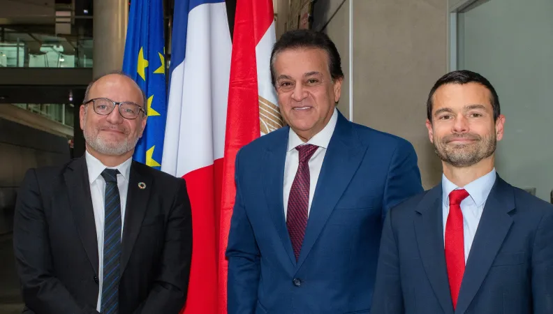 FRANCE-EGYPT: A MEETING TO PURSUE AN EMBLEMATIC REFORM FOR UNIVERSAL ...